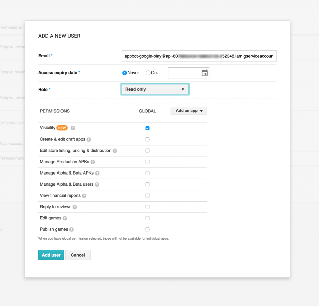 Linking your Google Play Developer Console to Appbot - Appbot Support